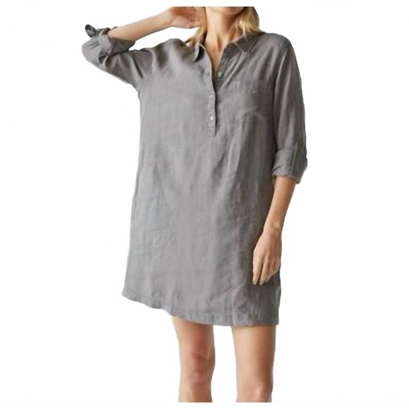 Michael Stars | Dresses | New Michael Stars Eleanor Linen Shirt Dress ...